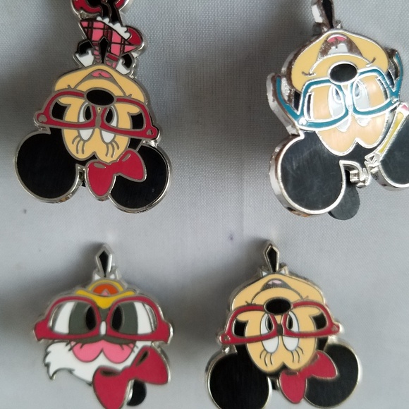 Disney | Other | Disney Trading Pins Nerd Glasses Set Of 6 | Poshmark
